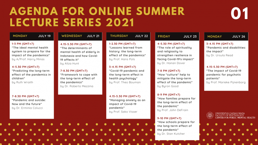 Summer Lecture Series 2021 – Center for Public Mental Health